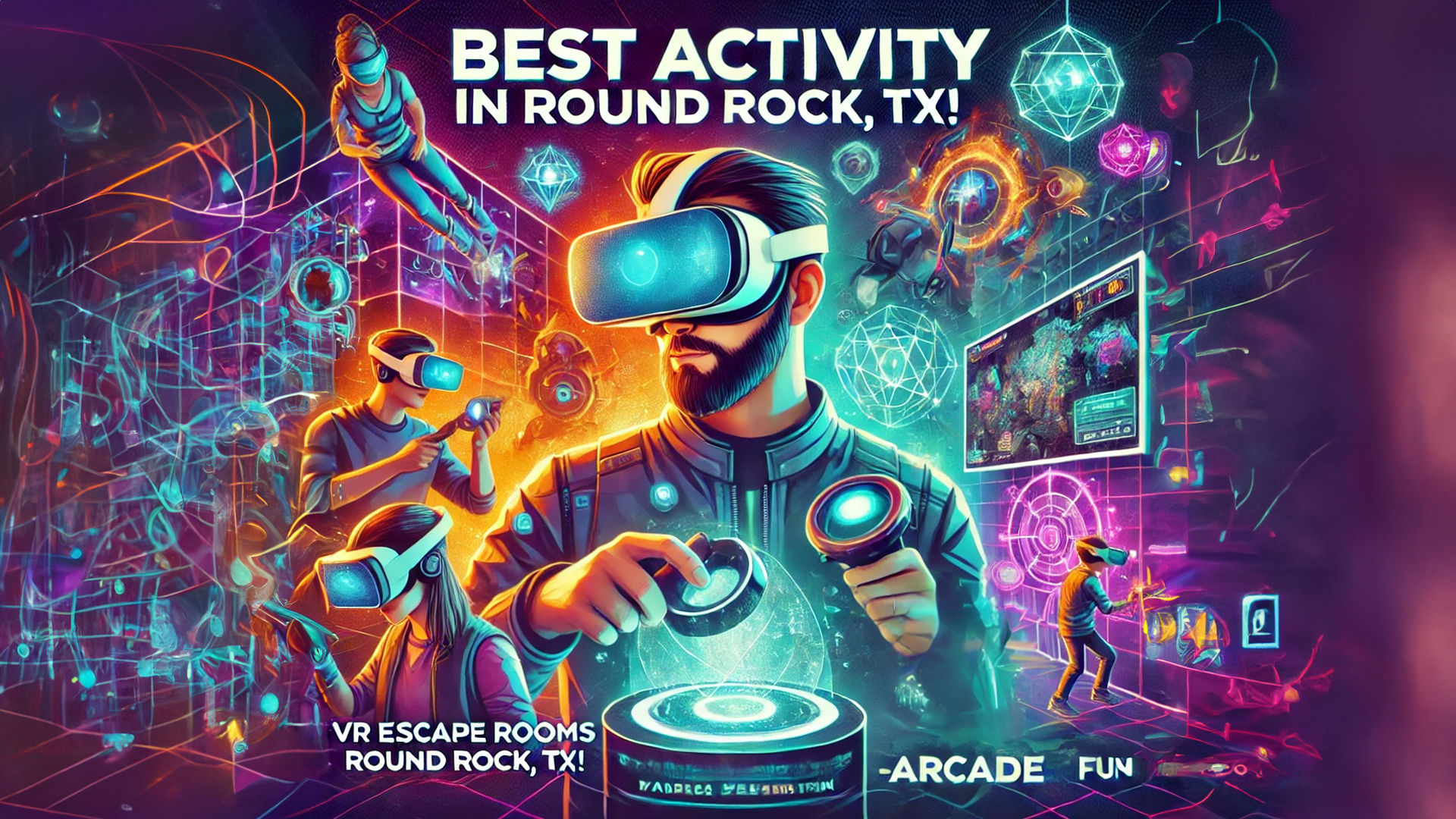 Best Activity in Round Rock TX | Virtropolis VR – Escape Rooms & Arcades